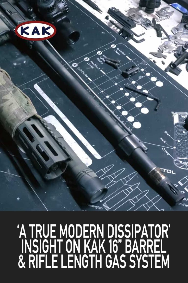 KAK 16" Barrel: Modern Dissipator & Rifle Gas System Insights